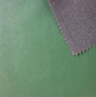 China PU Faux Protein Metal Wire Embossed Leather Jacket Cloth Stretchable Blackout for Garment Bags Sofas Stylish for sale