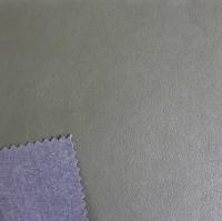 China Thin PU Synthetic Leather for Garment Jackets Exquisite Pattern Polyester Coat Backing Leather for sale