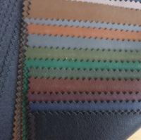 China PU Synthetic Waterproof Wholesale Leather Fabric for Jacket Garment Clothing for sale