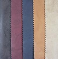 China Soft PU PVC Vintage Synthetic Artificial Leather for Clothing Garment Eco-friendly  Leather for sale