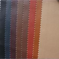 China PU PVC Finished Microfiber Garment Pants Coat Jacket Leather Fabric for sale