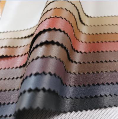 China PU Protein Metal Wire Tinsel Cloison Faux Jacket Clothing Leather Fabric for sale