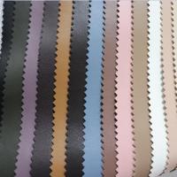 China PU PVC Finished Microfiber Garment Leather Fabric for sale