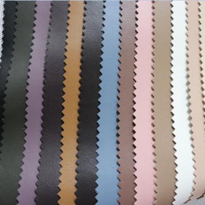 China PU PVC Finished Microfiber Garment Leather Fabric for sale