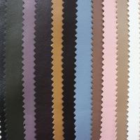 China PU PVC Finished Microfiber Garment Leather Fabric for sale