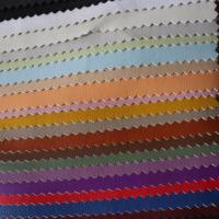 China Synthetic Faux PU PVC Clothing Covers Garment Bag Protein Metal Wire Cloison Tinsel Leather Fabric for sale