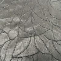 China Top Quality Korean Market 4D Embroider Metal Wire Synthetic PU Artificial Leather for Making Bags Garment Box Cases for sale
