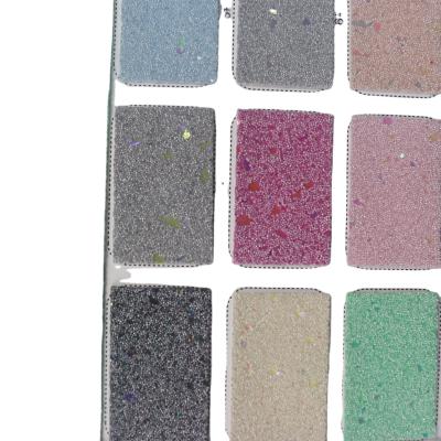 China Chucky Glitter Fabric Wholesale Fashion Shining Fabric Faux Leather for Luggage Wallet Bag Handbags for sale