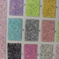 China Chucky Glitter Fabric Wholesale Fashion Shining Fabric Faux Leather for Luggage Wallet Bag Handbags for sale
