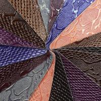 China Hot Selling Waterproof Embossed Artificial PVC Leather Fabric for Bags for Decorative Sofas Garments for sale