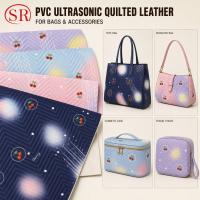 China Waterproof Ultrasonic Quilted PVC Synthetic Leather 3D Relief Multi-Use Fabric for sale