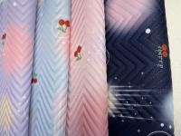 China Waterproof Ultrasonic Quilted PVC Synthetic Leather 3D Relief Multi-Use Fabric for sale