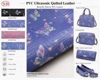 China Needleless Quilting Ultrasonic Embossed PVC Fabric 3D Pattern for Bags Furniture for sale