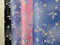 China Needleless Quilting Ultrasonic Embossed PVC Fabric 3D Pattern for Bags Furniture for sale