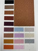 China Manufacturer Eco-Friendly Embossed Woven Design PVC Synthetic Leather Faux Leather for Lady's Bags Upholstery Chair Decor for sale