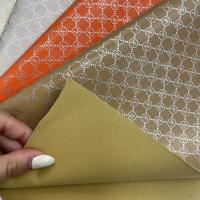 China Hot Sale Stock Pu  Leather Very Cheap Price 0.6mm Nappa Pattern Bag Leather for sale