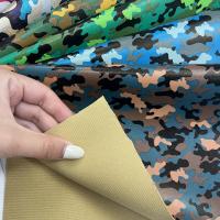 China Pu Microfiber Suede Perforated Synthetic Leather Fabric PU Leather for Bags for sale