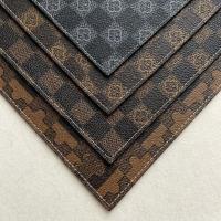 China Wholesale PVC Printed Faux Leather Fabric Synthetic Leather for Luggage for sale