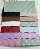 China New Design PVC PU Embossed Synthetic Leather for Bag Luggage Embroider Pattern Faux Leather for Upholstery for sale
