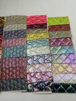 China New Design PVC PU Embossed Synthetic Leather for Bag Luggage Embroider Pattern Faux Leather for Upholstery for sale