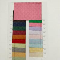 China Factory Stock Crocodile Pattern PU PVC Faux Artificial Synthetic Leather Fabric with Polyester Backing for Garments and Bag for sale