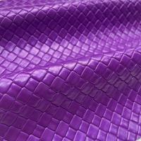 China Wholesale Factory Custom PVC Leather With Knitted Fabric for Bags for sale