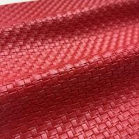 China Wholesale Factory Custom PVC Leather With Knitted Fabric for Bags for sale