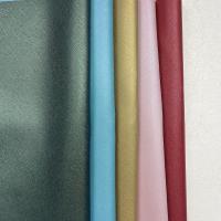 China Eco-friendly Embossed Waterproof  Artificial Faux Leather Fabric PVC Synthetic Leather for Bags for sale