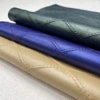 China Eco-friendly Embossed Waterproof  Artificial Faux Leather Fabric PVC Synthetic Leather for Bags for sale