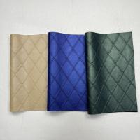 China Eco-friendly Embossed Waterproof  Artificial Faux Leather Fabric PVC Synthetic Leather for Bags for sale