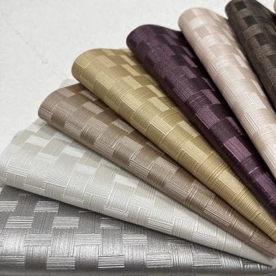 China Good Quality Pvc Leather Stocks Lot, for Luggage and Bag Stocks Artificial Leather Wholesale for sale
