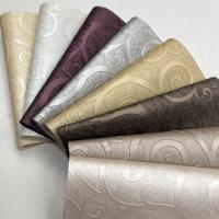 China Wholesale Factory Custom PVC Leather With Knitted Fabric for  Luggage&handbag for sale