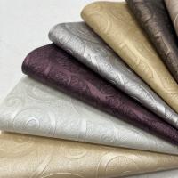 China Upholstery Synthetic Leather Glossy PVC Vinyl Leather for Bags for sale