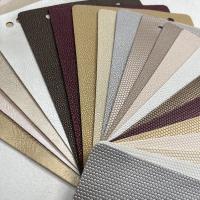 China Free Samples 1mm-1.3mm Eco-friendly PVC Vegan Faux Leather Synthetic Leather Material for Luggages for sale