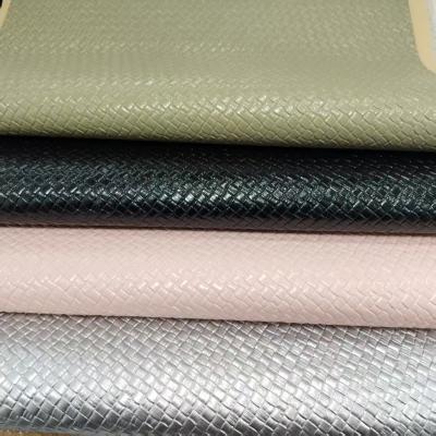 China 3D Pattern PU Artificial Leather Manufacturer for Shoe Bag for sale