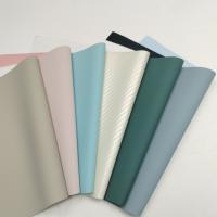 China China Supplier's Eco-Friendly PU PVC Microfiber Elastic Leather Knitted Stretch Fabric  Phone Case Small Jewelry Box Packaging for sale