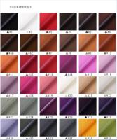 China Litchi Texture PVC Solid Color Artificial Leather Fabric Waterproof Material Used for Jewelry Box Packaging for sale