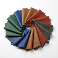 China Waterproof Litchi Embossed PU Synthetic Leather Fabric  for Sofa Furniture Upholstery Wallet Bags Belt for sale