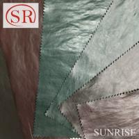 China A4 Sample PU Leather Dark Reflective Waterproof for Cloth for sale