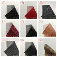 China Blackout PVC Synthetic Leather with Sheepskin Pattern for Handbag and Car Seat Products Sofa Waterproof Fabric for sale