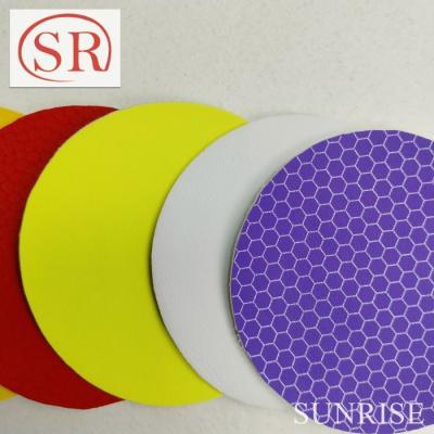 China Synthetic Embossed Stretch Blackout Ball Leather Fabric for Basketball Football Volleyball and Outdoor Use for sale