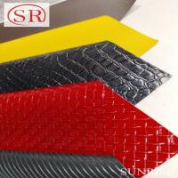 China High Quality Embossed Synthetic PVC Leather with Stretch for Furniture Car Seats Outdoor & Home Textile Use for sale