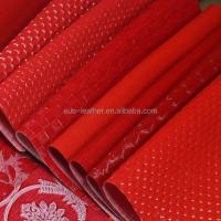 China Customize PU Synthetic Leather with Microfiber and Embossed Stretch for Automotive Interior and Steering Wheel for sale