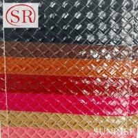 China Free Sample Wholesale of PU Knitted Leather for Handbags Cars Seat for sale