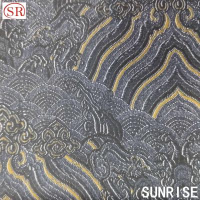 China Brocade Jacquard Fabric PU Leather Stretchable Embossed Outdoor Home Textile for Sofa Bag Car Garment Blackout Wicking Features for sale