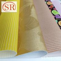 China PU Leather Woven Shape Abrasion-Resistant with Embossed Pattern Stretchable for Sofa Car Outdoor Home Textile Bags for sale
