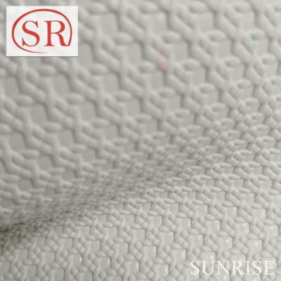 China Hot Selling Semi-PU Litchi Grain Faux Artificial Synthetic Leather Fabric for Cars Seat Furniture for sale