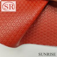 China Hot Selling Semi-PU Litchi Grain Faux Artificial Synthetic Leather Fabric for Cars Seat Furniture for sale