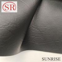 China Hot Selling Semi-PU Litchi Grain Faux Artificial Synthetic Leather Fabric for Cars Seat Furniture for sale