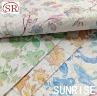 China Customize Print PVC Artificial Leather Flower Printed PVC Faux Leather for Cars Seat for sale